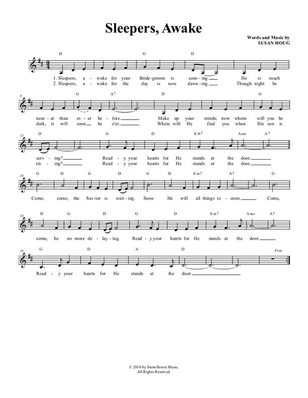Sleepers, Awake! | Choral | Snowflower Music