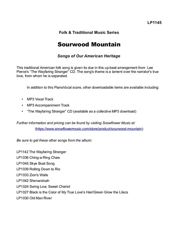 Sourwood Mountain | Folk & Traditional | Snowflower Music