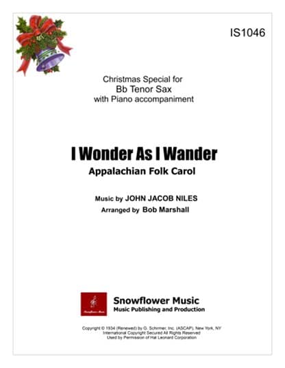 I Wonder As I Wander - Tenor Sax Solo | Solo - Instrumental ...