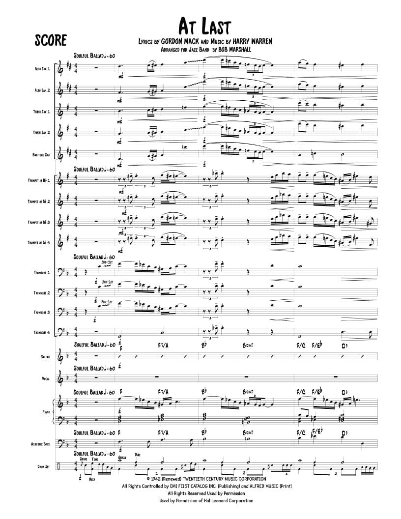 At Last | Jazz Band | Snowflower Music