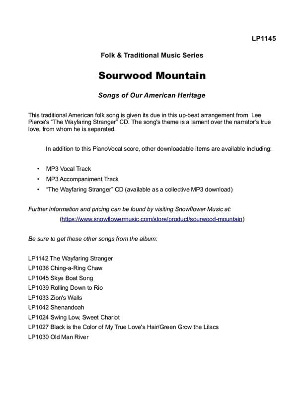 Sourwood Mountain | Folk & Traditional | Snowflower Music